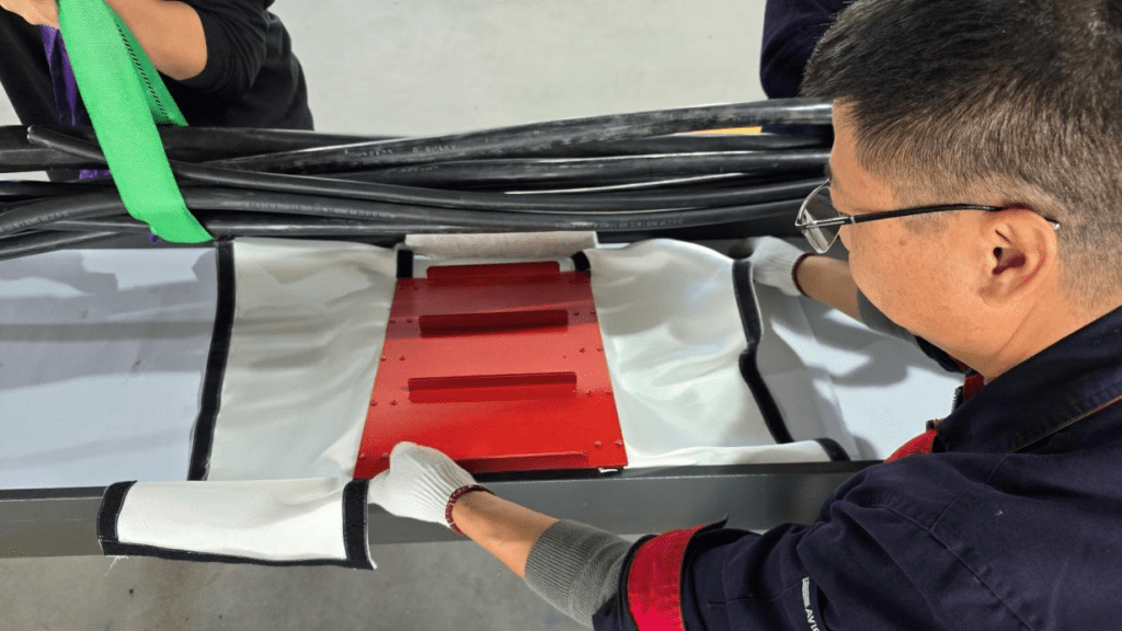 fire protected section，Fireproof cable accessories, fireproof cable ...