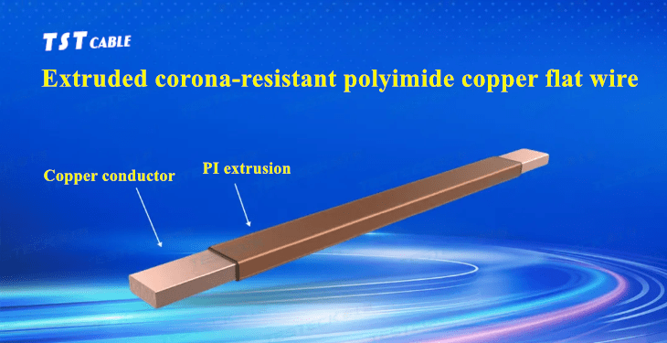 Extruded corona resistant polyimide copper flat wire technology ...